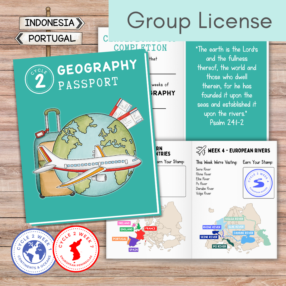 Cycle 2 Geography Passport - Group License – Devoted to Littles